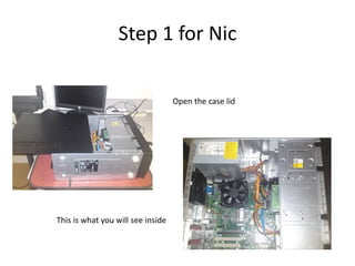 Wireless nic & ram installation and testing | PPT