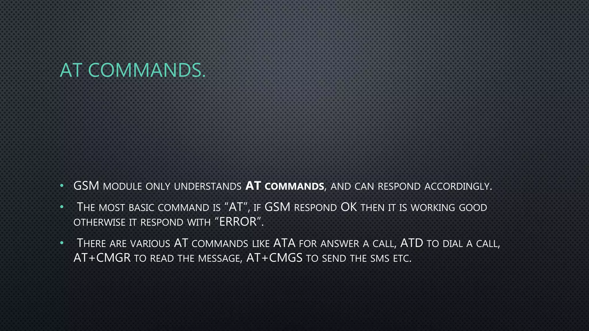 Wireless noticeboard using gsm and arduino | PPTX