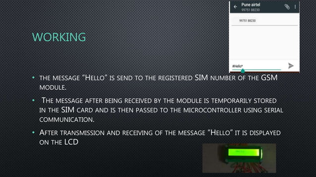 Wireless noticeboard using gsm and arduino | PPTX | Smartphones ...