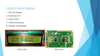 Wireless notice board using zigbee | PPTX