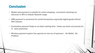 Wireless Payment System | PPTX