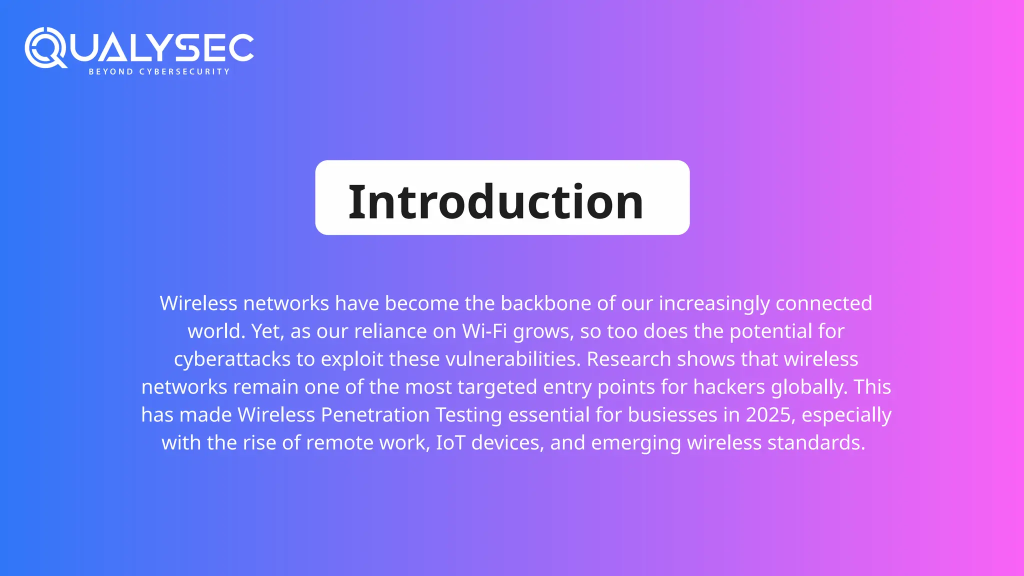 Wireless Penetration Testing — A Complete Guide | PPTX