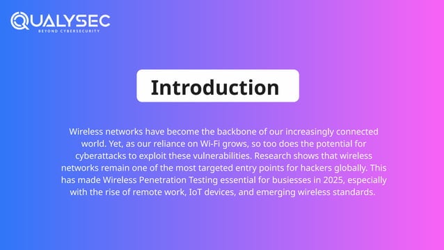 Wireless Penetration Testing — A Complete Guide | PPTX