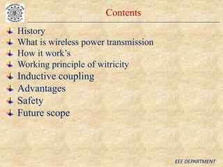 Wireless power | PPTX