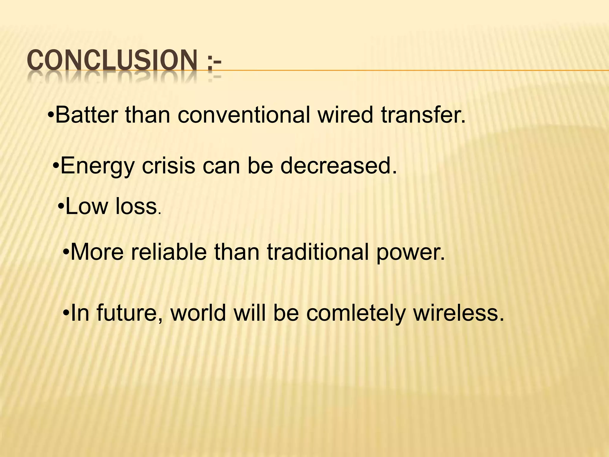 Wireless Power Transmission system | PPT