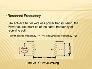Wireless Power Transmission system | PPTX