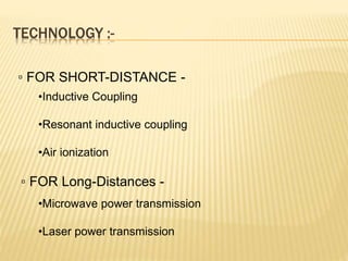 Wireless Power Transmission system | PPT