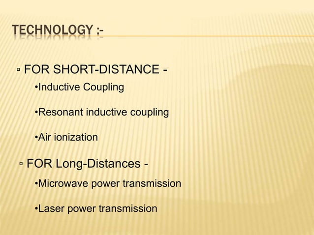 Wireless Power Transmission system | PPT