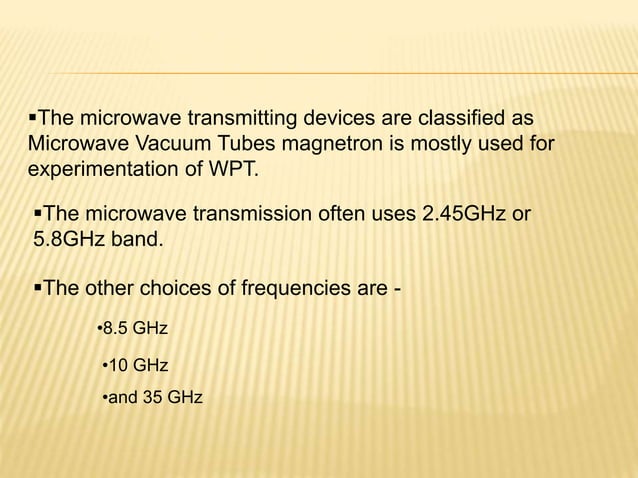 Wireless Power Transmission system | PPT