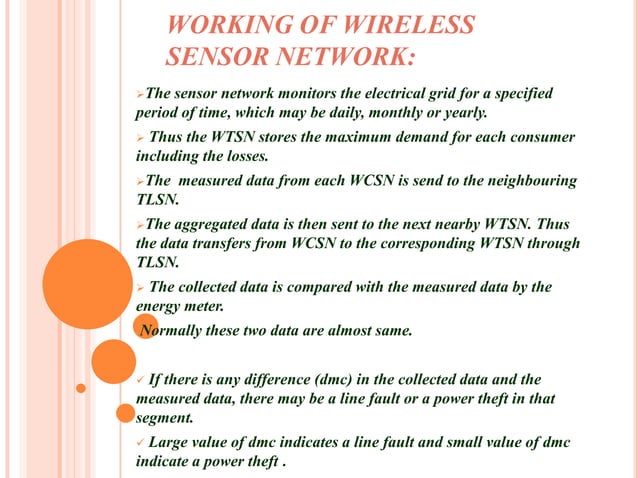 Wireless power theft monitoring | PPTX