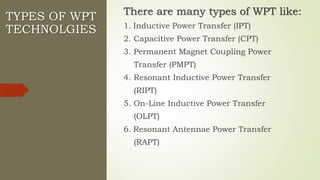 Wireless Power Transfer in Electric Vehicles.pptx