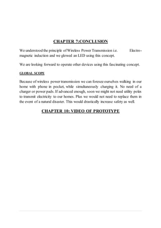 Wireless power transfer report | DOCX