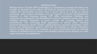 Wireless Power Transfer (WPT) technology.pptx