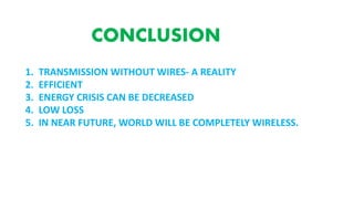 Wireless power transmission | PPTX