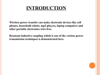Wireless power transmission | PPT | Free Download