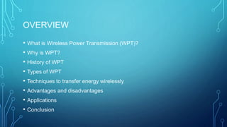 Wireless power transmission | PPT