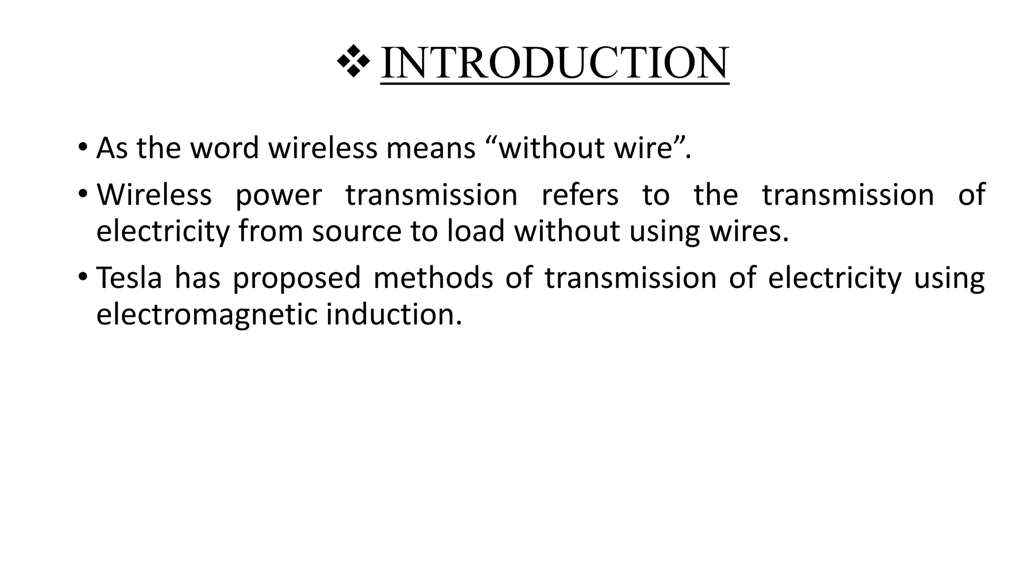 Wireless power transmission | PPTX