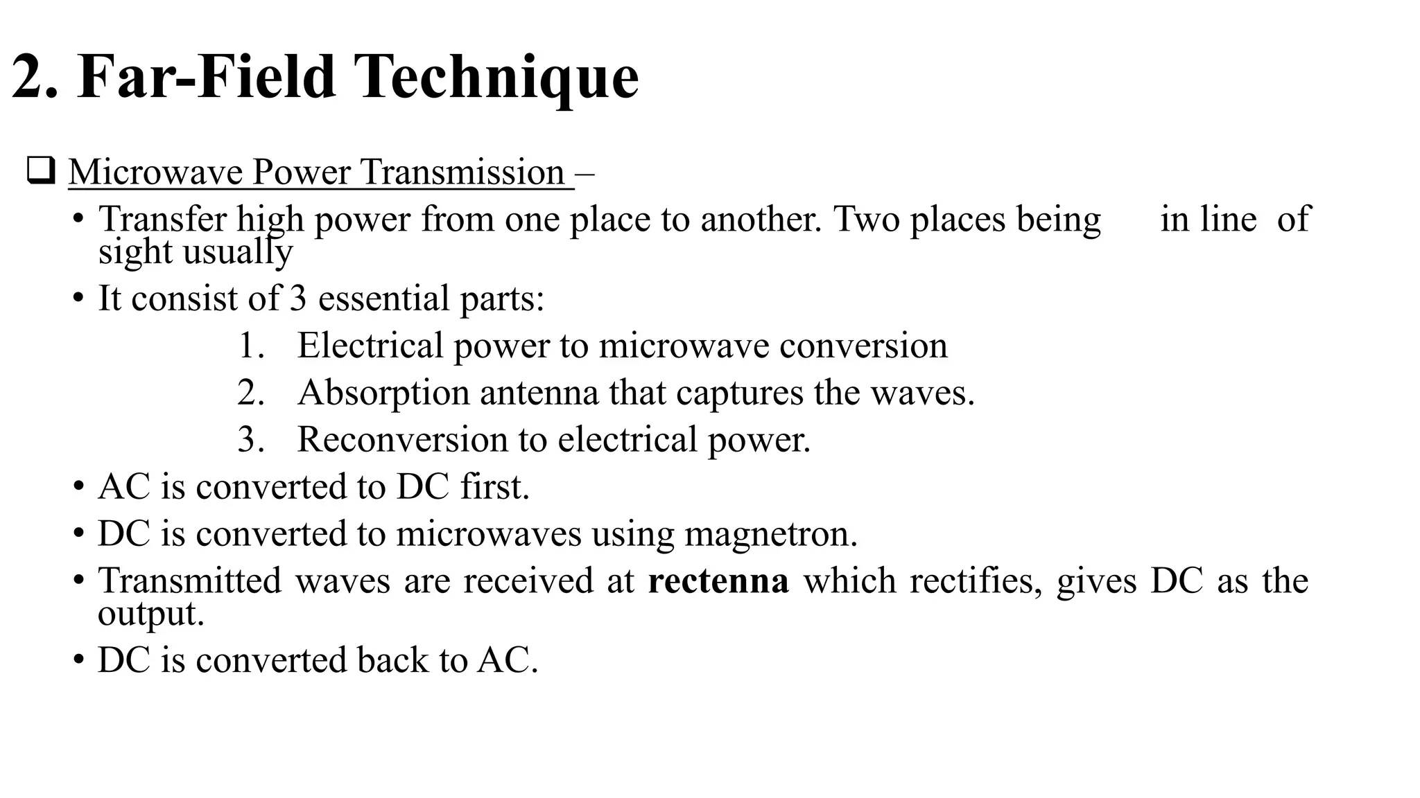 Wireless power transmission | PPTX