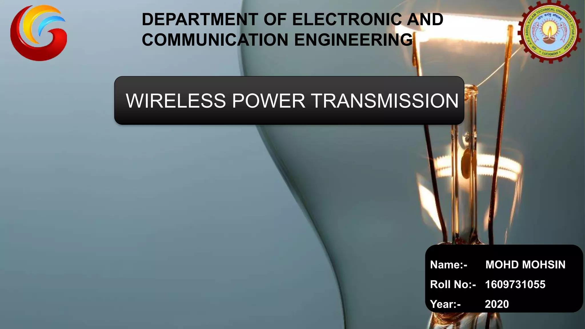 Wireless power transmission | PPTX