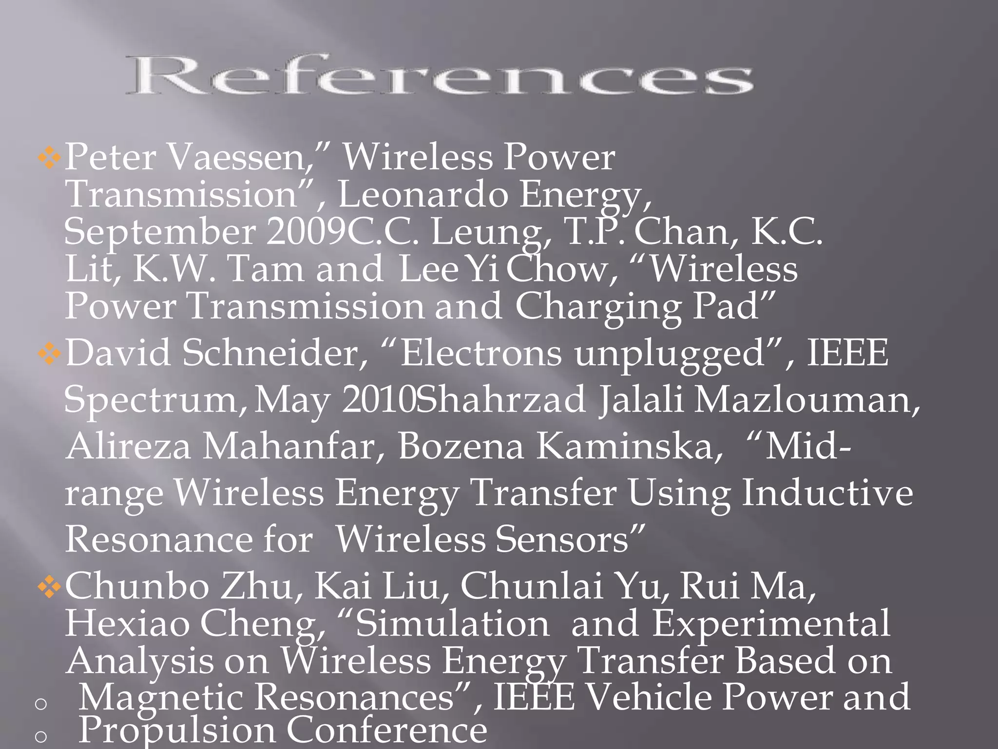 Wireless power transmission | PPTX | Internet of Things | Internet