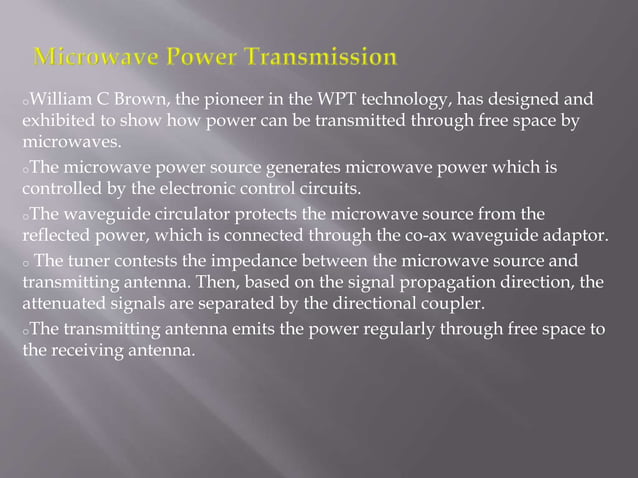 Wireless power transmission | PPT
