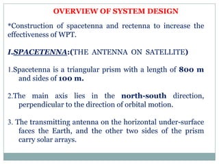 Wireless power transmission and reception using solar power satellites ...