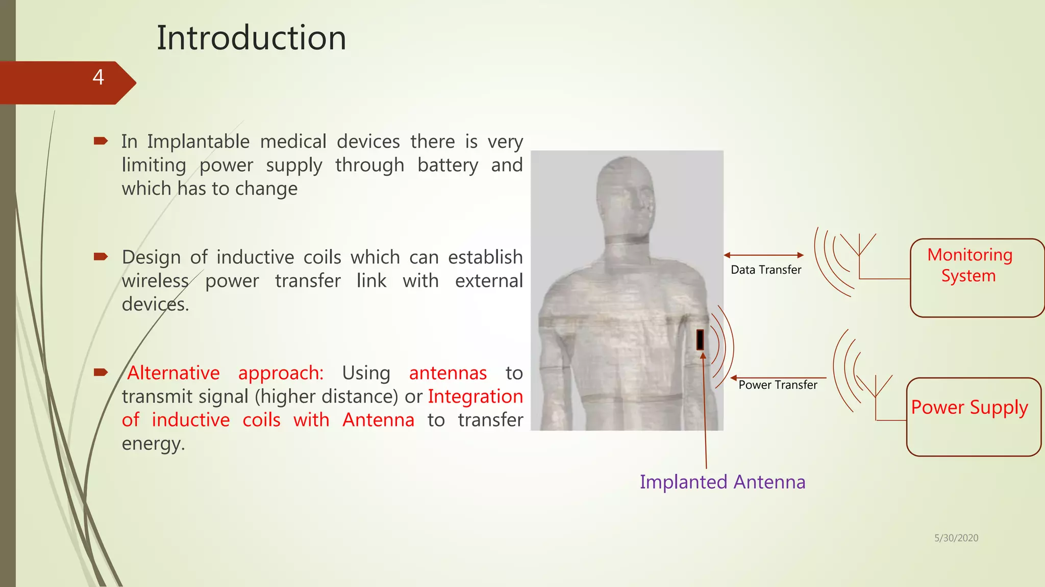 Wireless power transmission for implantable medical devices | PPTX
