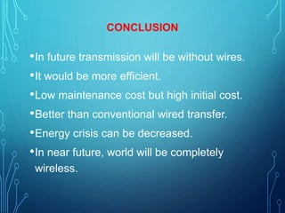 Wireless Power Transfer Technology | PPT