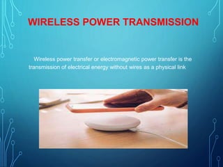 Wireless Power Transfer Technology | PPT