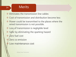 Wireless power transmission | PPTX