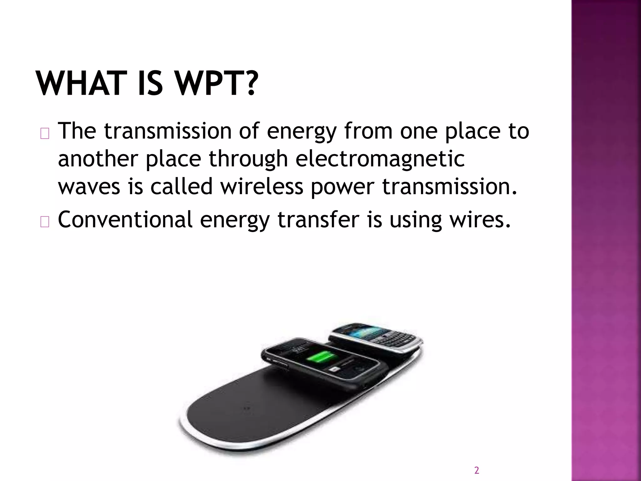 Wireless power transmission ppt by P.Sree Harsha | PPTX