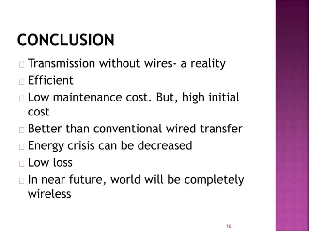 Wireless power transmission ppt by P.Sree Harsha | PPTX
