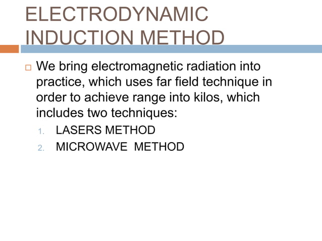 Wireless power transmission ppt | PPT