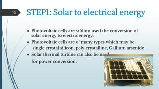 Wireless power transmission via solar power satellite | PPTX