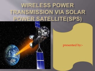 Block Diagram Of Wireless Power Transmission Via Solar Power