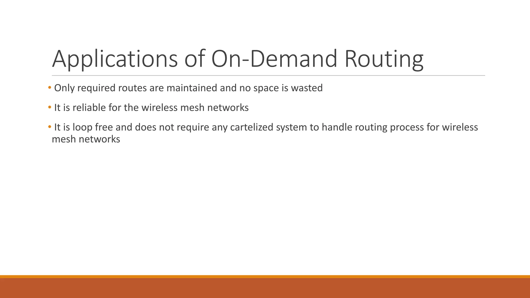 Routing In Ad Hoc Networks Pptx Computer Networking Computing