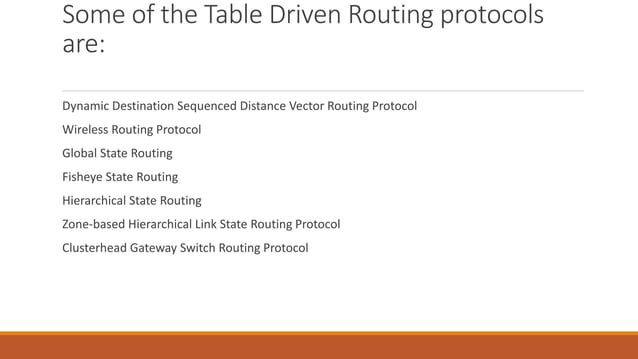 Routing In Ad Hoc Networks Pptx Computer Networking Computing