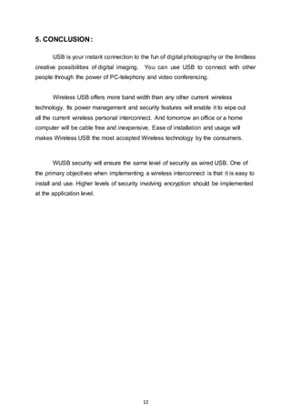 Wireless USB report | DOCX