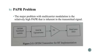 Signal Distortion Techniques for PAPR Reduction in OFDM systems | PPTX