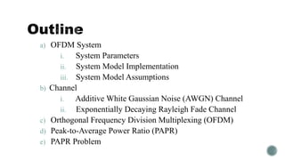 Signal Distortion Techniques for PAPR Reduction in OFDM systems | PPTX
