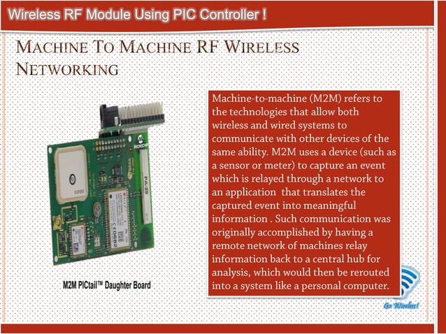 Wireless RF Module Using PIC MCU (Slides). | PPT