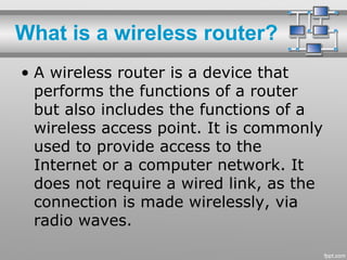 Wireless router | PPT