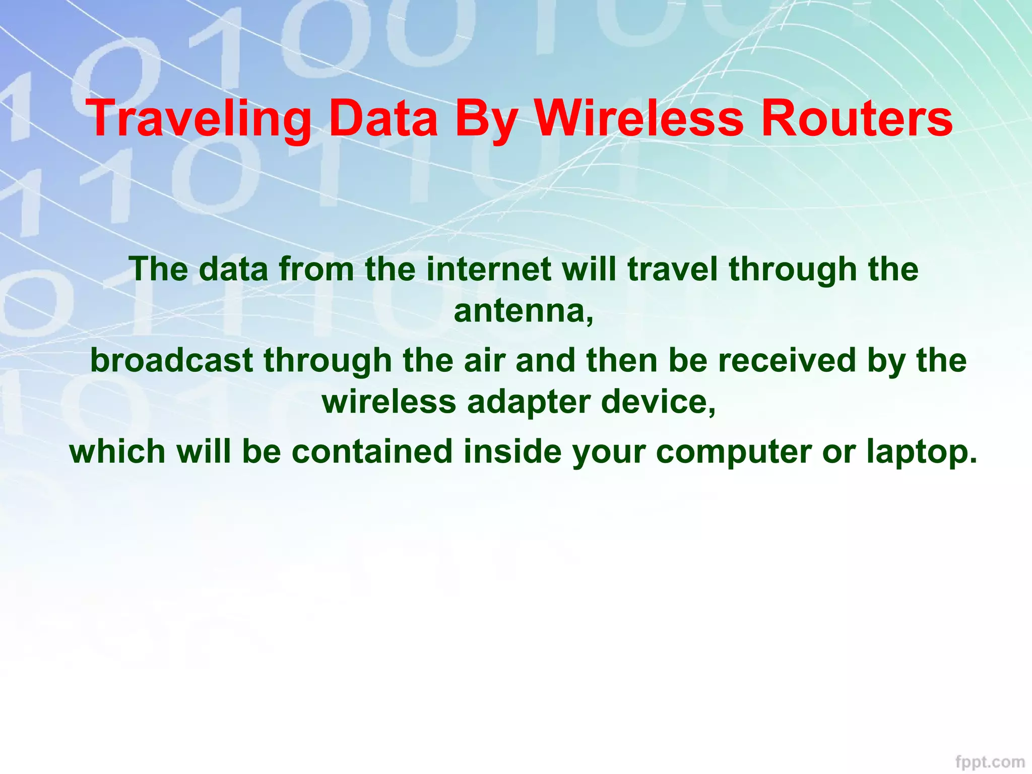 Wireless routers Presentation | PPT