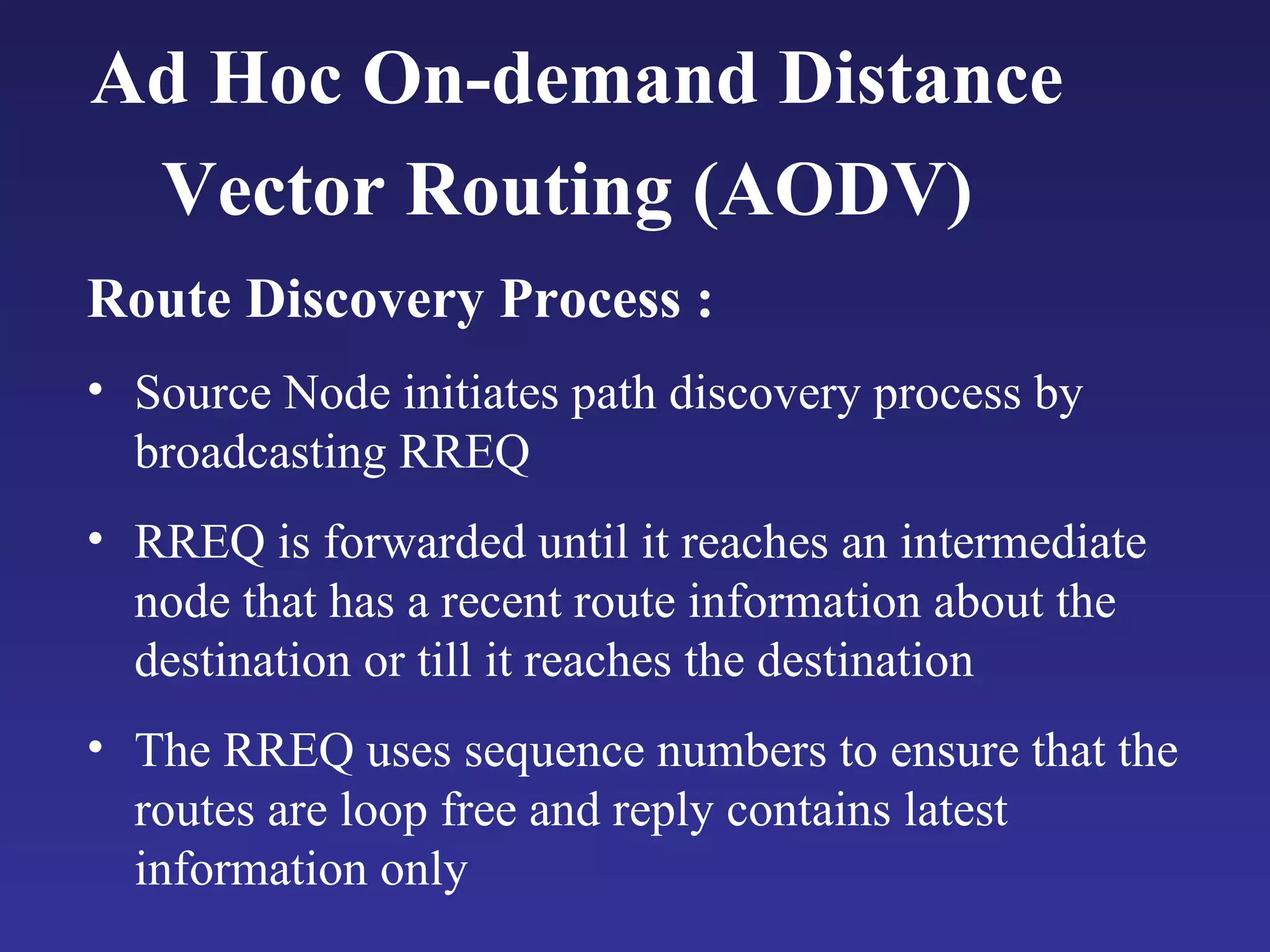 Wireless Routing Protocols Ppt Computer Networking Computing