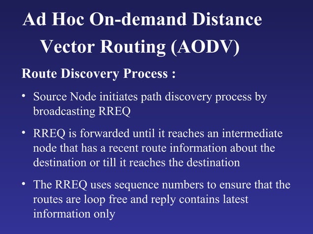 Wireless routing protocols | PPT | Computer Networking | Computing