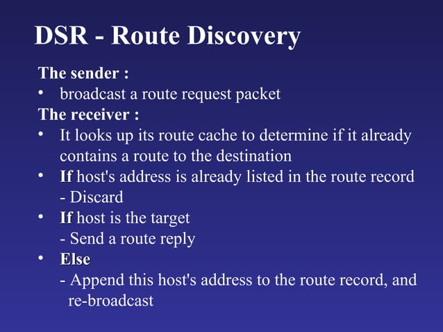 Wireless routing protocols | PPT | Computer Networking | Computing