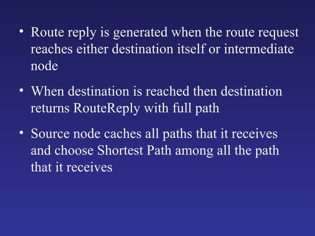 Wireless routing protocols | PPT | Computer Networking | Computing