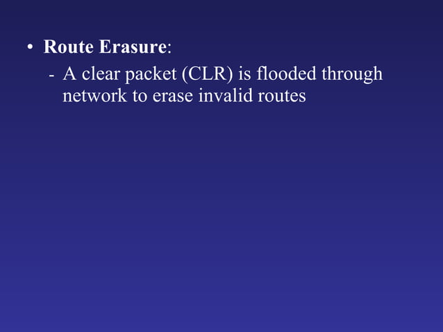 Wireless Routing Protocols Ppt Computer Networking Computing