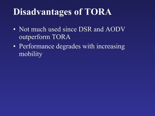 Wireless routing protocols | PPT | Computer Networking | Computing