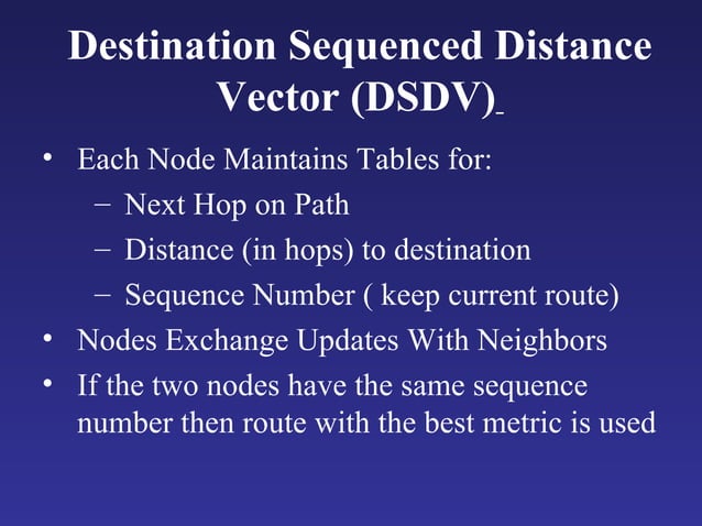 Wireless Routing Protocols Ppt Computer Networking Computing 6917